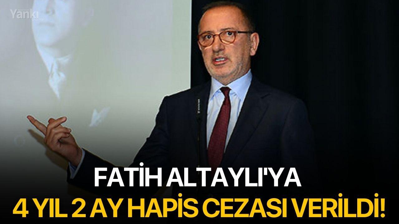 Fatih Altaylı'ya 4 yıl 2 ay hapis cezası verildi! - Turgutlu Yankı
